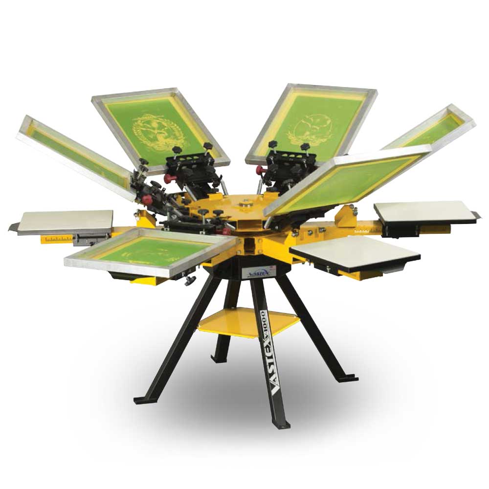 6-Station Screen Printing Machines - Granda Gifts
